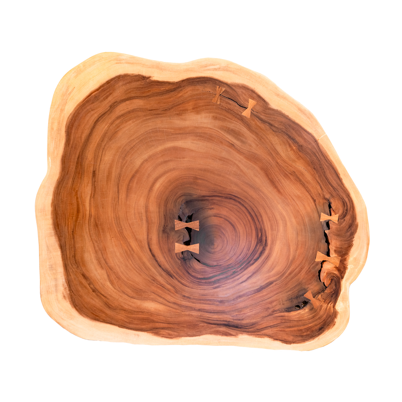 Hand-Crafted Live Edge Wood Slice Table | Live Edge | Apsara Gallery ...