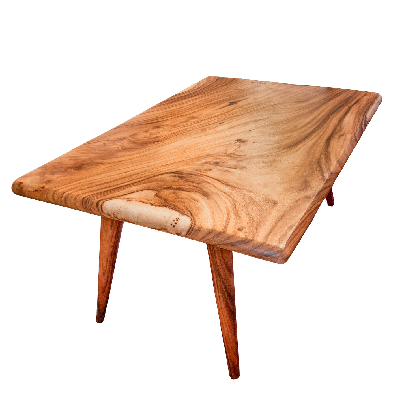 Hand-Crafted One-Slab Smooth Edge Table | Apsara Gallery | New Hope, PA