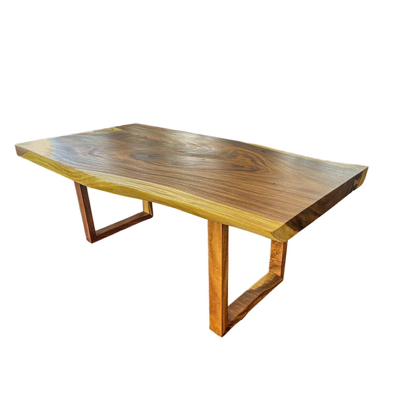 Hand-Crafted Live Edge Wood Table Top Sculpture | Live Edge | Apsara ...